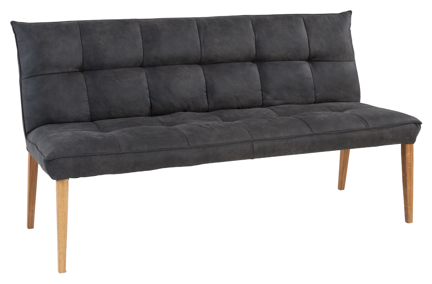 Sitzbankl mit Stoffbezug in anthrazit, B 160 cm | Möbel Kempf